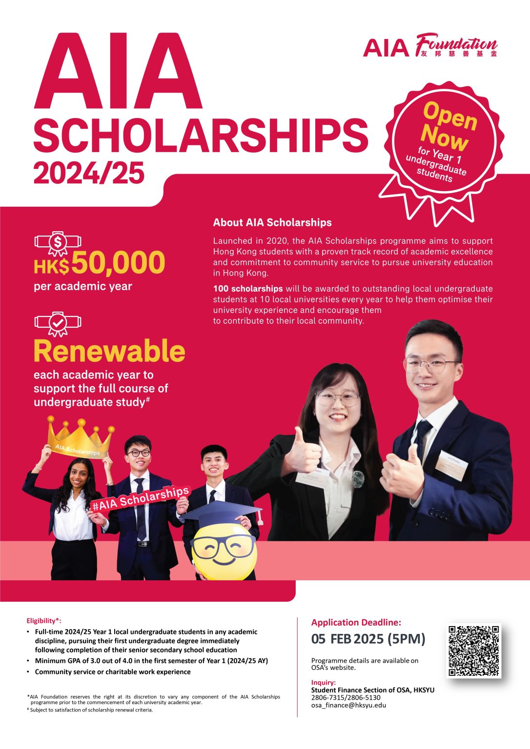 Student Finance – Office of Student Affairs, HKSYU