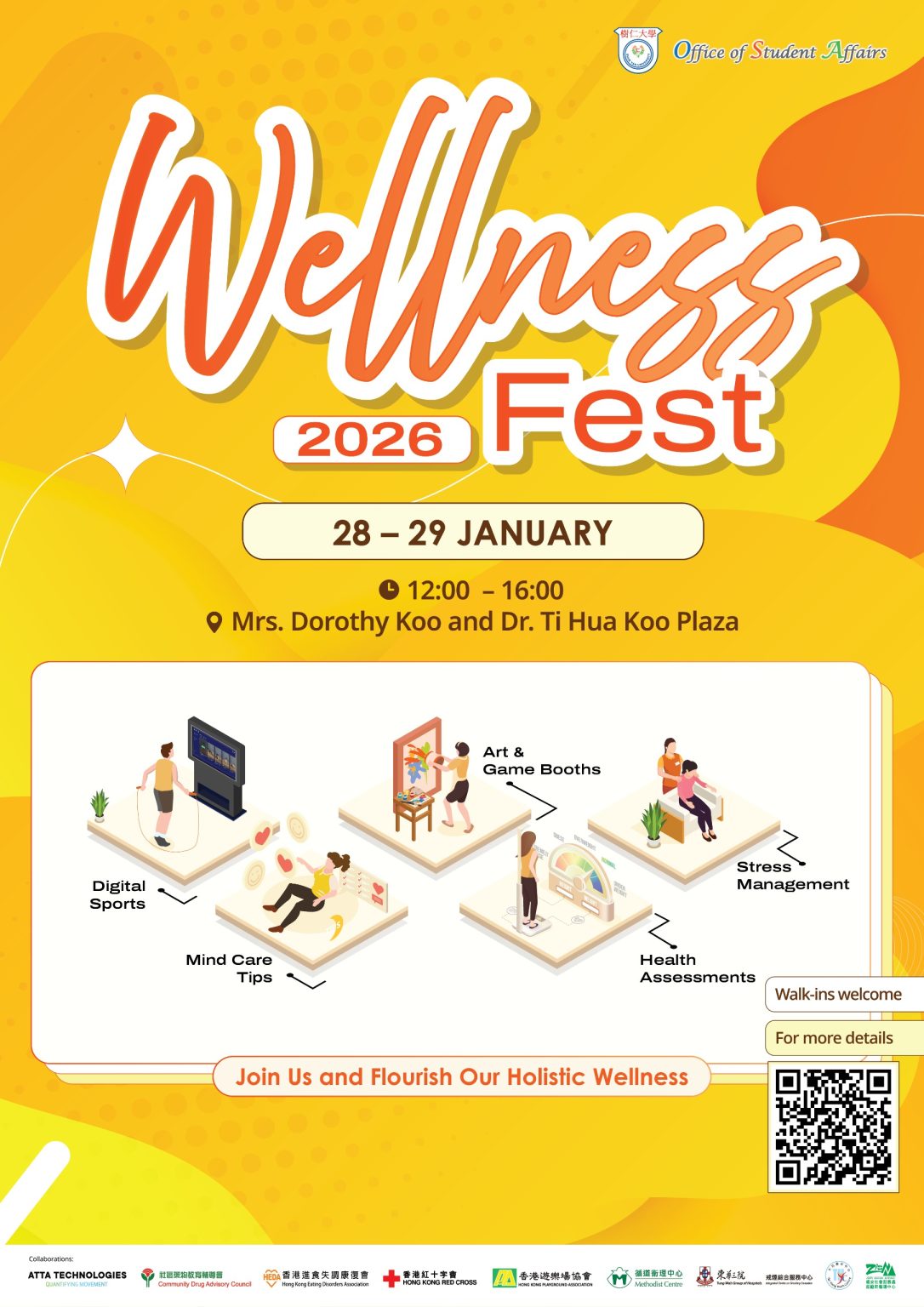 Wellness Fest 2026 (28–29 January) – Office of Student Affairs, HKSYU